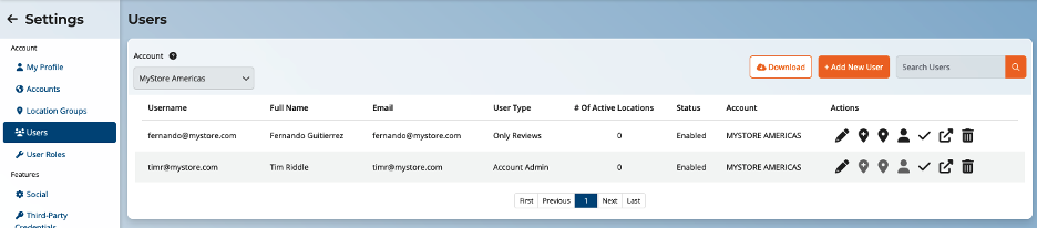 Managing LocationHQ Users
