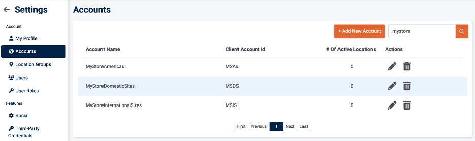 Adding, Editing, and Removing Chatmeter Accounts