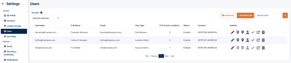 Managing LocationHQ Users
